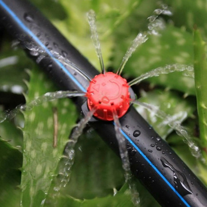 100 pz gocciolatore irrigazione micro flusso gocciolatore gocciolatore acqua regolabile HeaHF Th