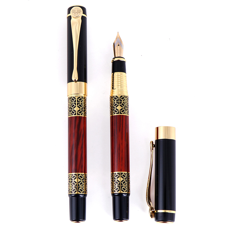 Metal Redwood Fountain Pen Ballpoint Pen Business Writing Office School GiftI Th