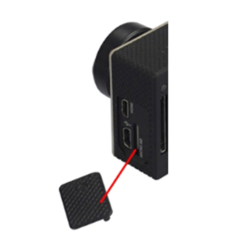 Copertura porta laterale USB fotocamera parte tappo di ricambio per Hero 3 3+.di Sn