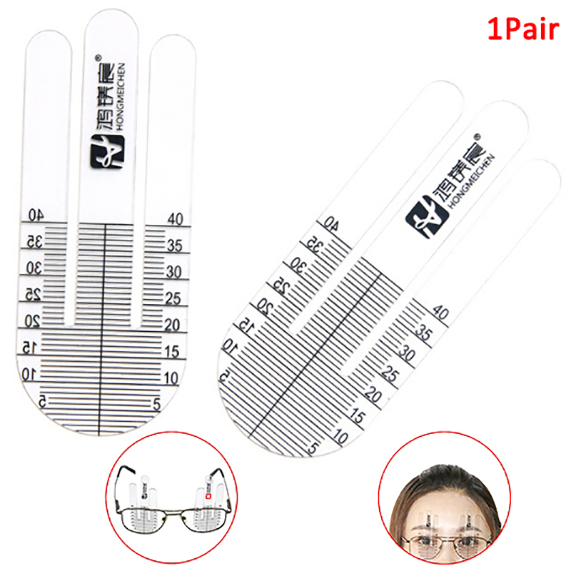 2Pcs Special Optical PD Ruler Pupil Height Meter Eye Ophthalmic Tool ...