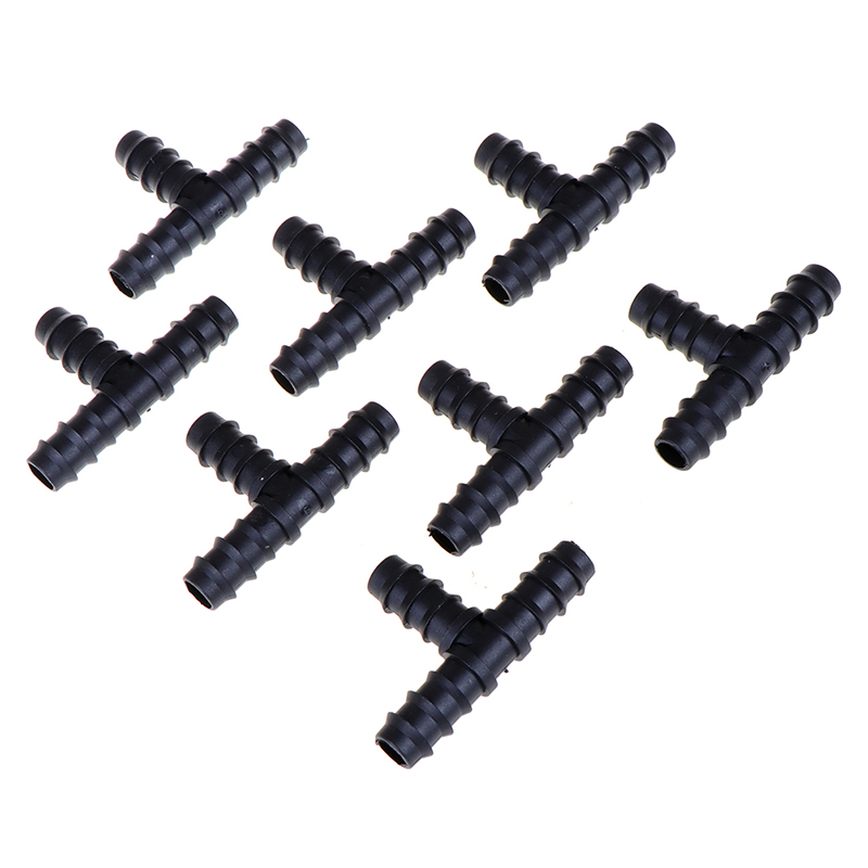 8 pz tubo da giardino tee splitter acqua 16 mm connettore giardino irrigazione barbed t Th