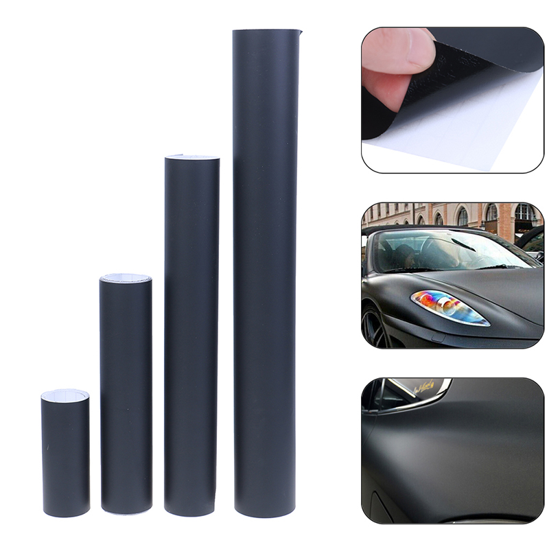 Car matte black vinyl film wrap DIY sticker vehicle $i QY | eBay