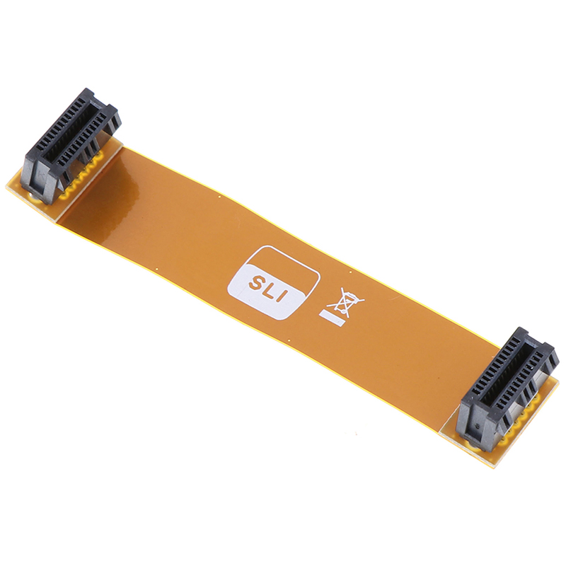 Flexible 80mm SLI Bridge xI-E Cable Video Card Connector UPJ JfJCAUB ...