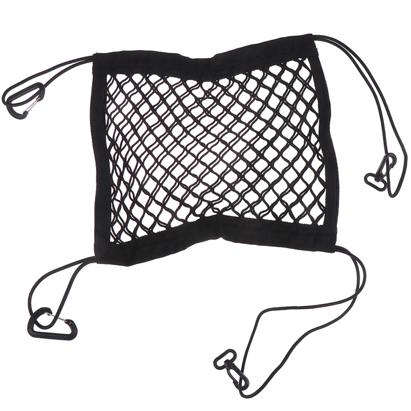 Strong Elastic Car Mesh Net Bag Between Organizer Seat Back Storage Bag Lugga Pe