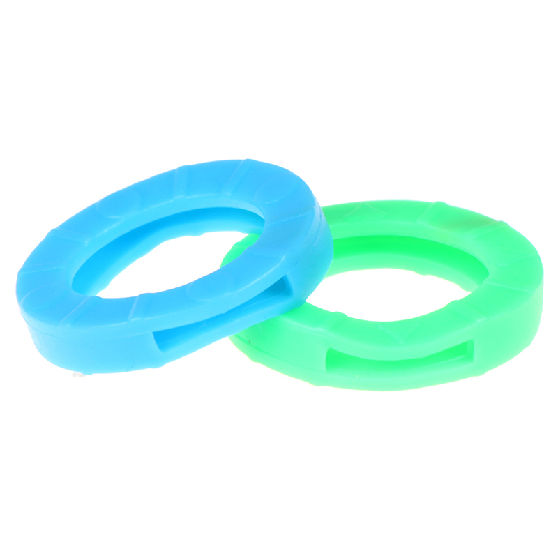 24XBright Colors Hollow Silicone Key Cap Covers Topper Keyring With Bly Brai* Th