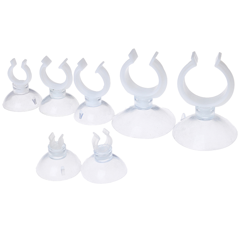 10 pz supporti ventosa vasca acquario per pesci acquario per tubi Air Line Pu ~~