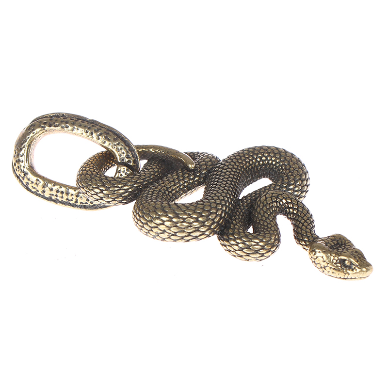 1pc Brass Snake Key Ring Boa Key chain Outdoor Small Accessories Car ...