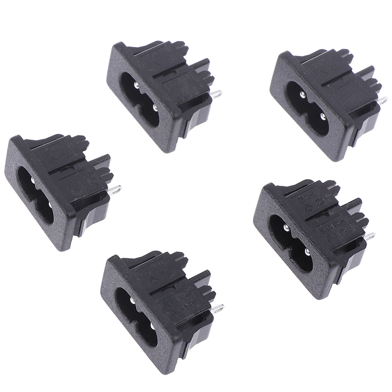 5Pcs New AC250V 5A 2Pin AC power socket Mount Female Socket G3 FT WF | eBay