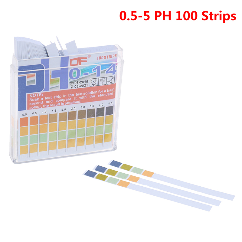 Universal pH Test Paper Strips Test Acid Alkaline Level Measure Full ...