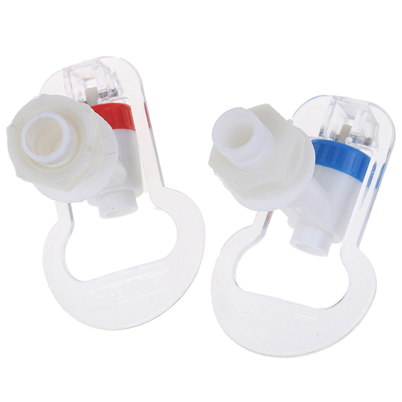 2pcs Red Blue Water Dispenser Plastic Push Water Tap Replaceme-bu ...
