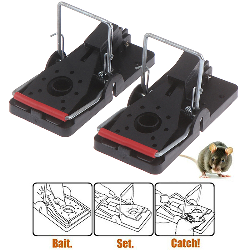 2Pcs Mouse Trap-Rat Traps Snap Rodent Killer Mice Trap and Easy To Use ...