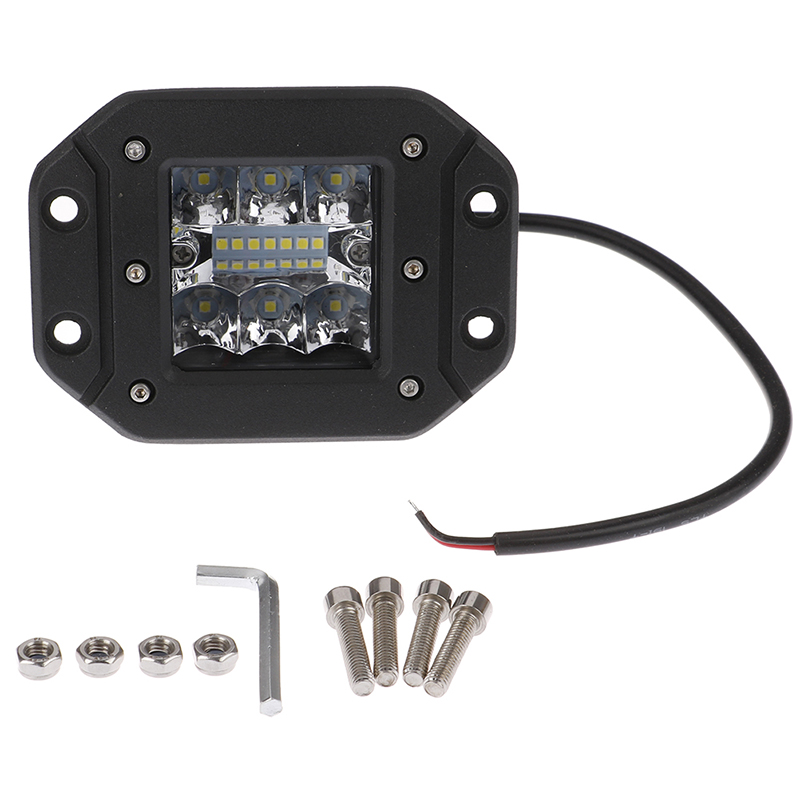 Luce di lavoro LED spot flood 120 W 9600 LM Autotruck lampada fuoristrada montaggio a filo * Z4