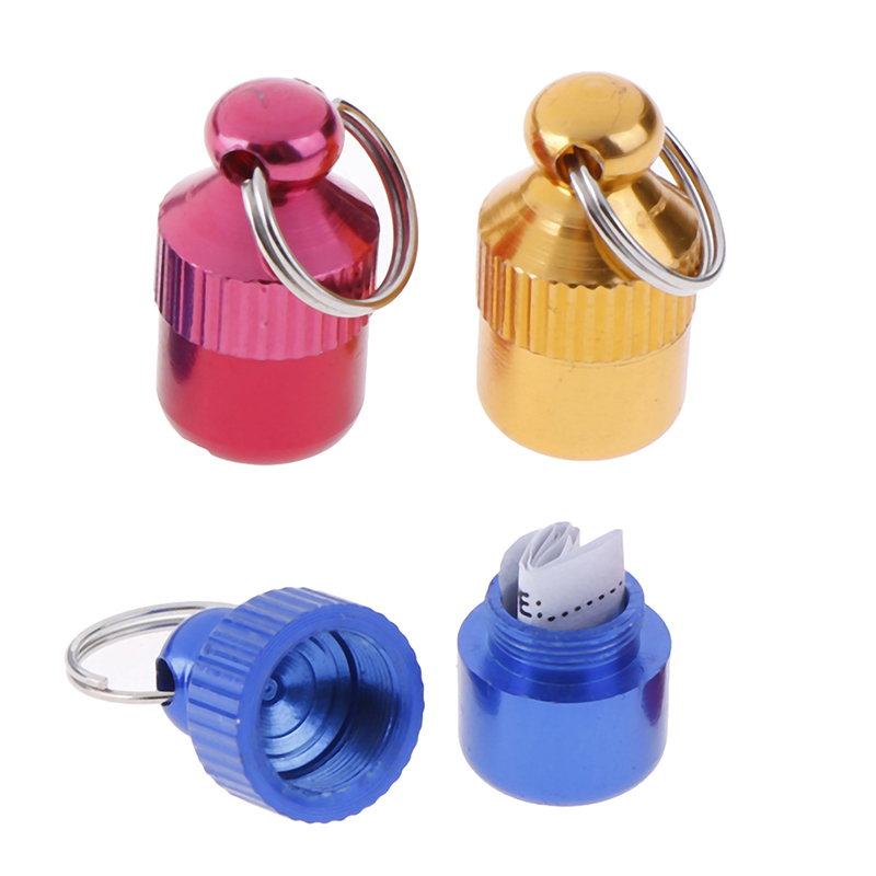 Anti-Lost Pet Dog Cat ID Name Address MINI Label Tag Storage Barrel Tube Ran-tz
