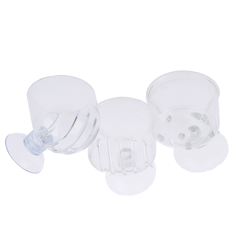 Glas Topf Pflanze Fütterungsbecherhalter Shrimp Aquarium Aquarium Aquatic FCR Pe