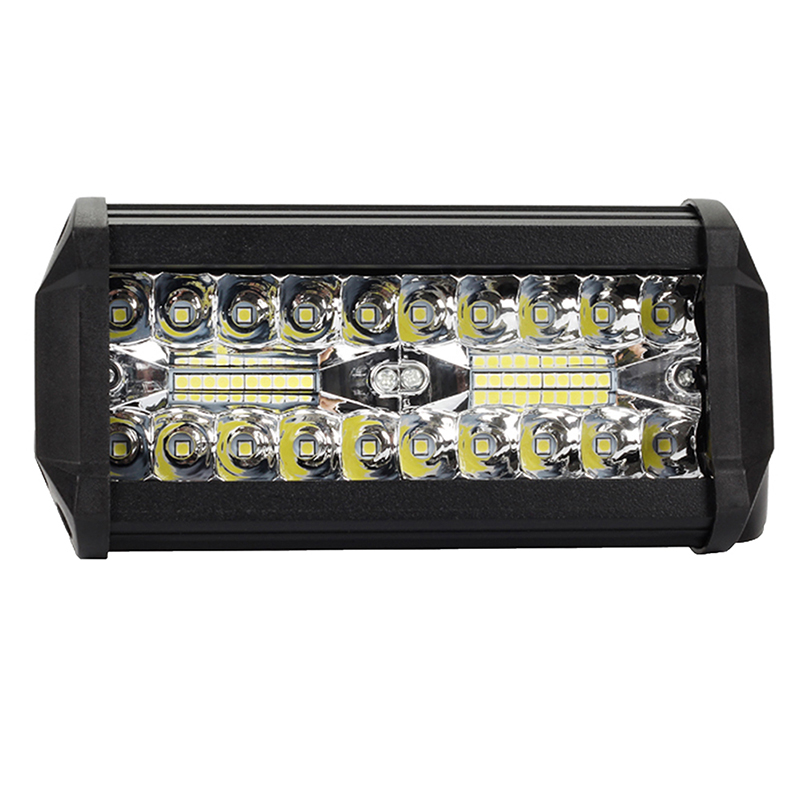 1 pz barra luminosa LED auto impermeabile 7 pollici 120 W 40 LED faretto combinato alluvione MG