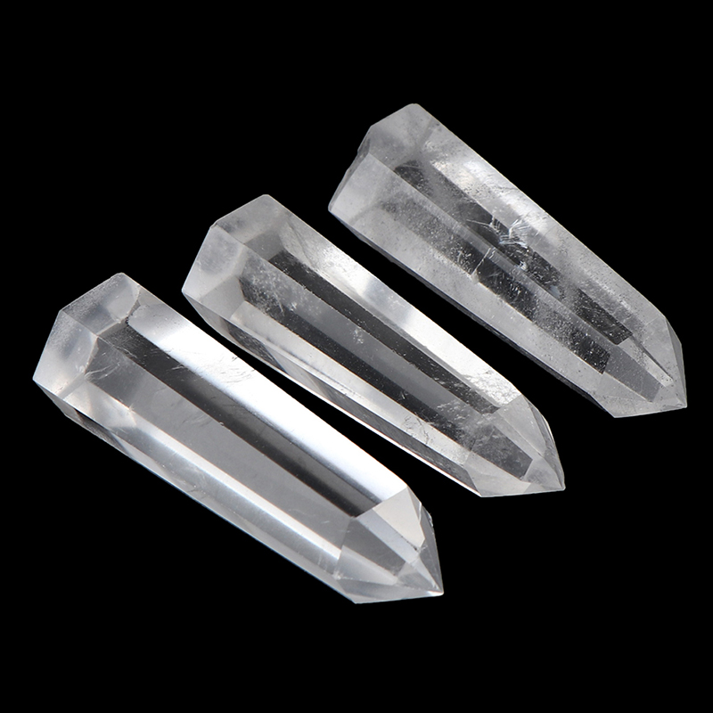 Clear Quartz Crystal Point Natural Wand Specimen Reiki Healing Stone ZT ...