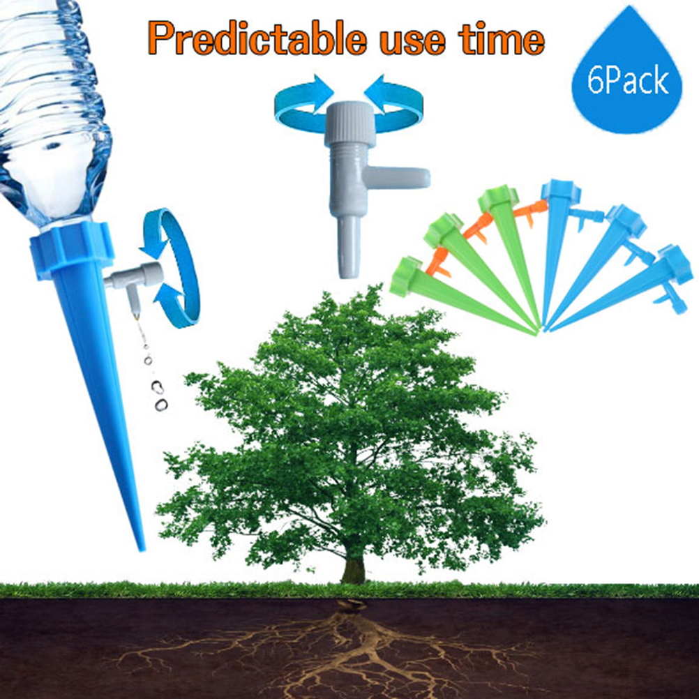 6 pz Dispositivo Spicchi di Irrigazione Impianti Automatici Sistema di Irrigazione a Goccia d'Acqua p