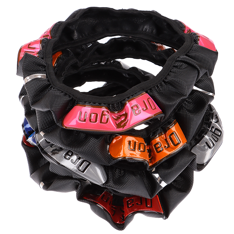 38cm Universal Dragon Car Cubierta del volante Reflectante Pu Leather