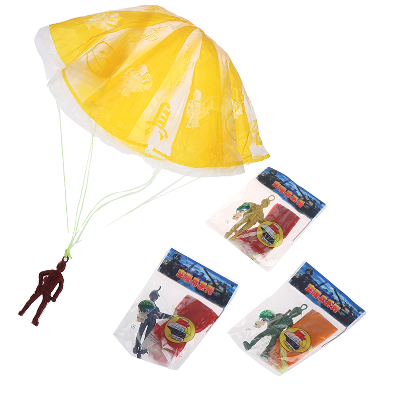 4X Plastic Ejecting Parachute Toy Outdoor Soldier Hand Throwing ...