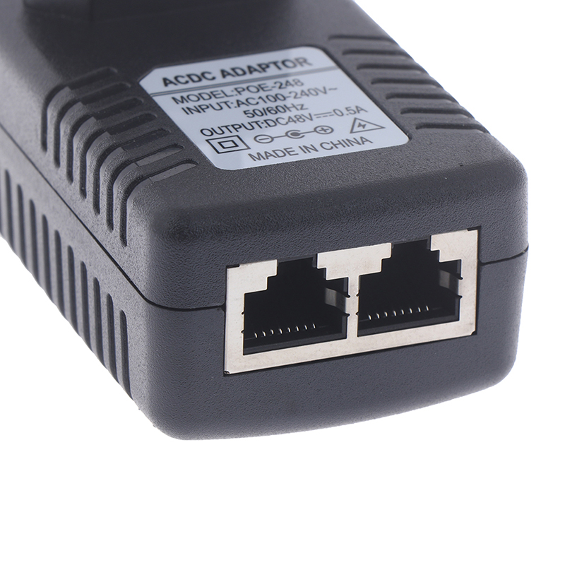 48V 0.5A WALL EU Alimentation POE Injecteur Ethernet Adaptateur IP ...