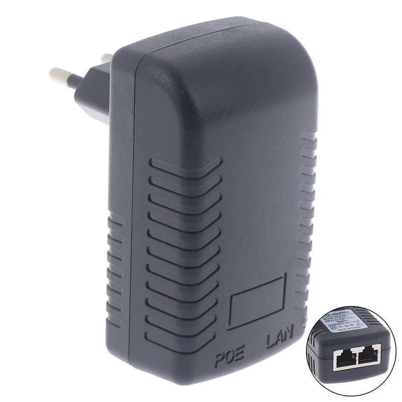 48V 0.5A WALL EU Alimentation POE Injecteur Ethernet Adaptateur IP ...