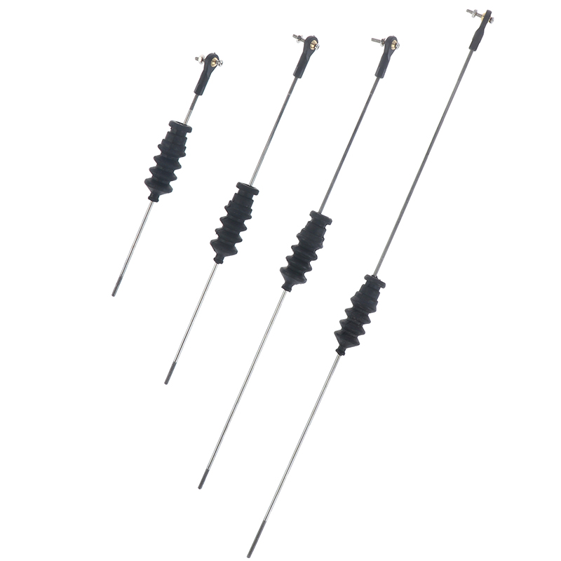 RC Model Boat Push Rod Kit Include M2 Rod End +Rubber Bellows Seals+M2 ...