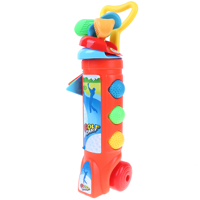 1 Set Outdoor Children Golf Club Toys Plastic Mini Golf Sports ...