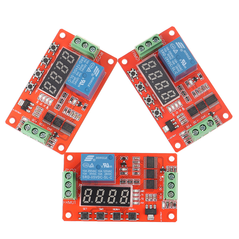 FRM01 DC 5/12/24V 1 Channel Multifunction Relay Module Loop Delay Timer Swit-wf EUR 8,41 ...