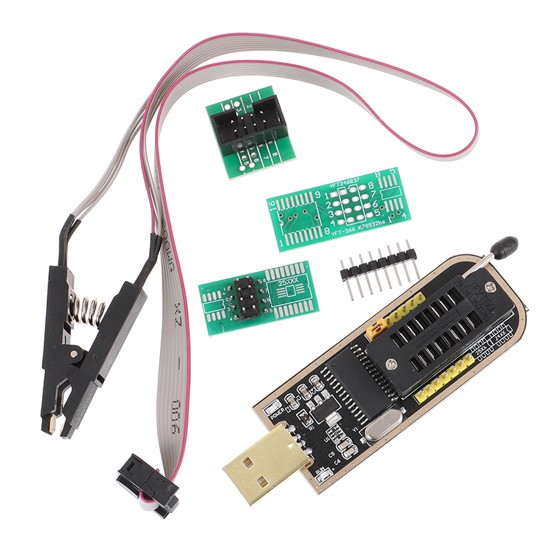 CH341A 24 25 Series EEPROM Flash BIOS USB Programmer Module + SOIC8 ...