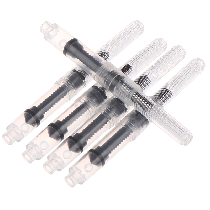 5pcs Fountain Pen Small Black Ink Caliber 2.6 mm Converter pump Cartridges