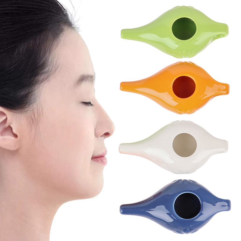 Neti Pot Cleaning Washing Nose Changer With Ceramic Stuff Nasal Oral ...