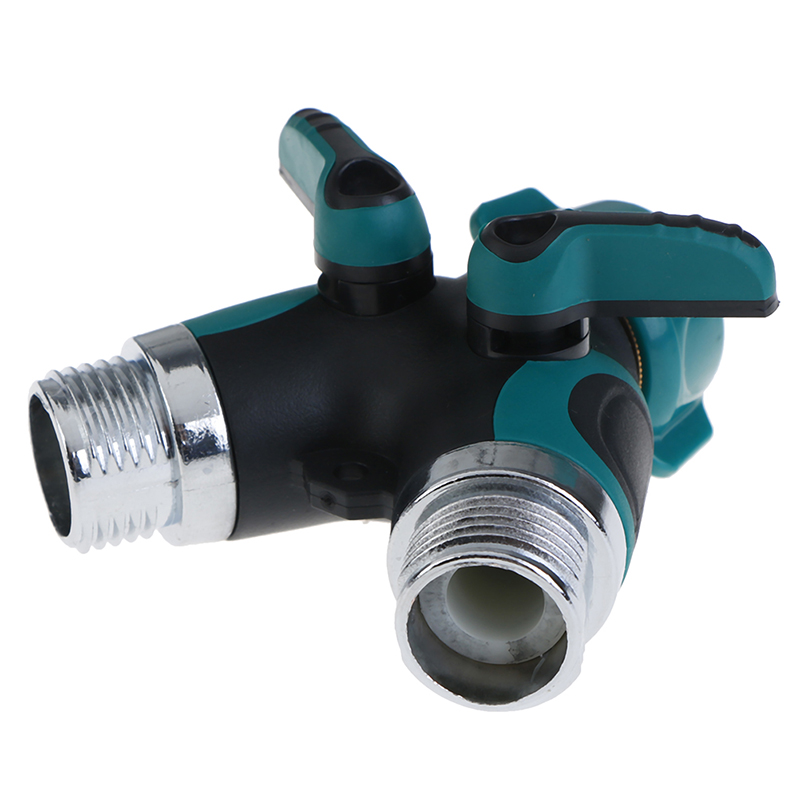 Connettore splitter tubo a Y regolabile pratico rubinetto giardino connessione acqua GF Th