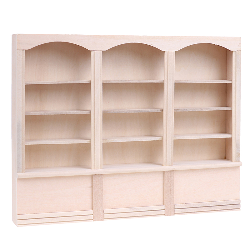 1Pc 1:12 Dollhouse Mini Bookcase Display Shelf Bookshelf Locker Doll ...