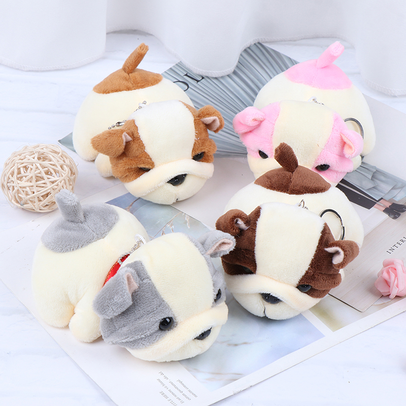 1Pc Dog Plush Stuffed Toy Animal Doll , 12CM Dog Figure Doll Keychain Plush T Pe