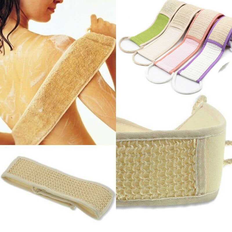 Exfoliating Loofah Back Strap Bath Shower Body Sponge Body Scrubber ...