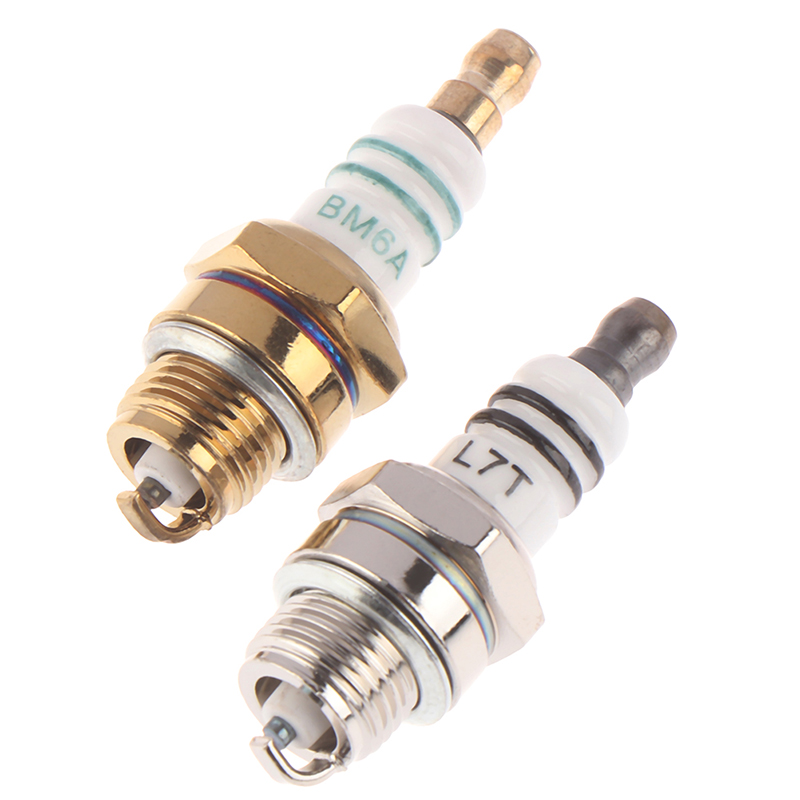 BM6A Spark Plug Glow Plug Replacemnet for 2-stroke Chainsaw Lawn Mower ...
