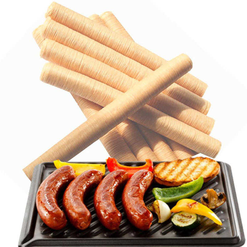 15m Edible Sausage Packaging Tools Sausage Tubes Casing for Sausage Maker 24mm