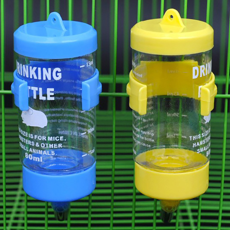 Plastic Hamster Drinker Water Bottle Dispenser Feeder Hanging FountainD ...