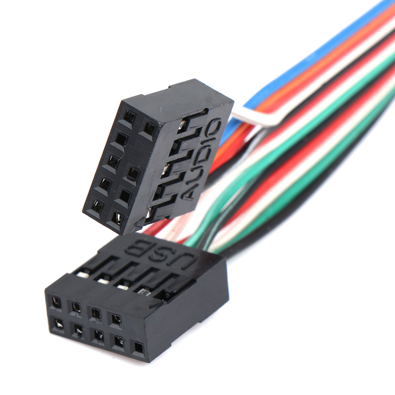AUDIO ADAPTER CABLE 2 USB PC Computer Case 6.8cm Front Panel USB Audio ... AUDIO ADAPTER CABLE 2 USB PC Computer Case 6.8cm Front Panel USB Audio ...