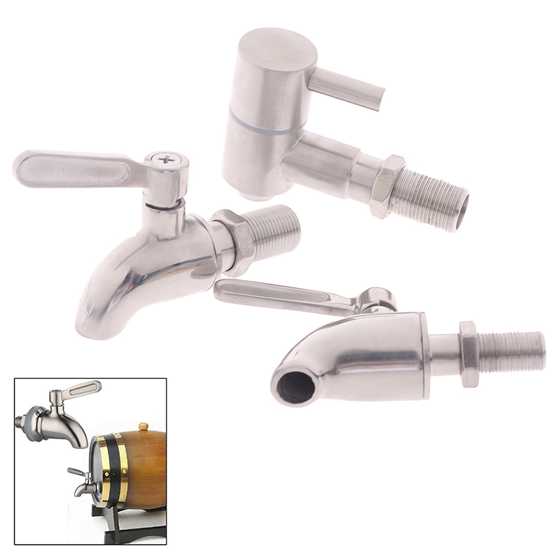 Rubinetto per rubinetto dell'acqua per botte di vino in acciaio inossidabile H❤W