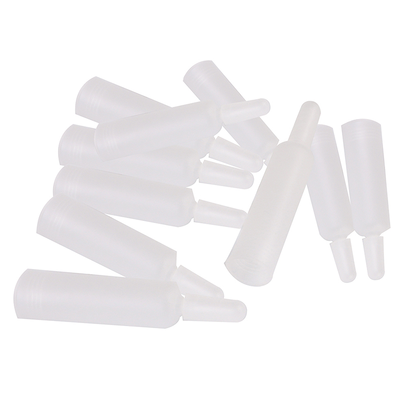 50Pcs 2ml Emery Glass Bottle Silicone Dropper Vial Opener Ampule ...