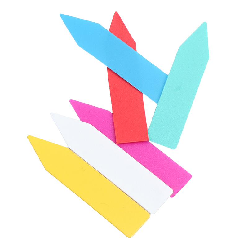 100 pz etichette piante 5*1 cm bonsai da interno nome etichetta plastica multicolore LDZ8 Th