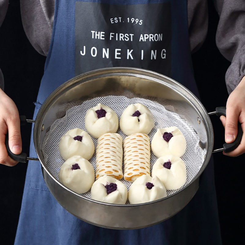 Tappetino in silicone Dim Sum Fodere a vapore antiaderente rete a vapore cucina riutilizzabileL-H Sn