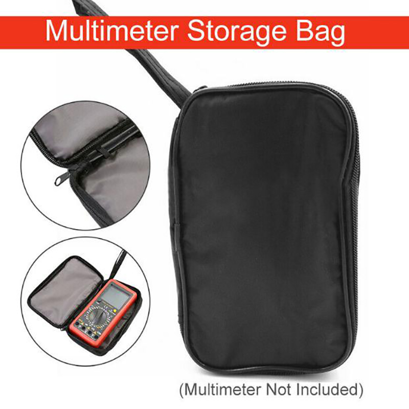 Universal Multimeter Storage Bag Zipper Pouch Case for Digital Mete`7H ...