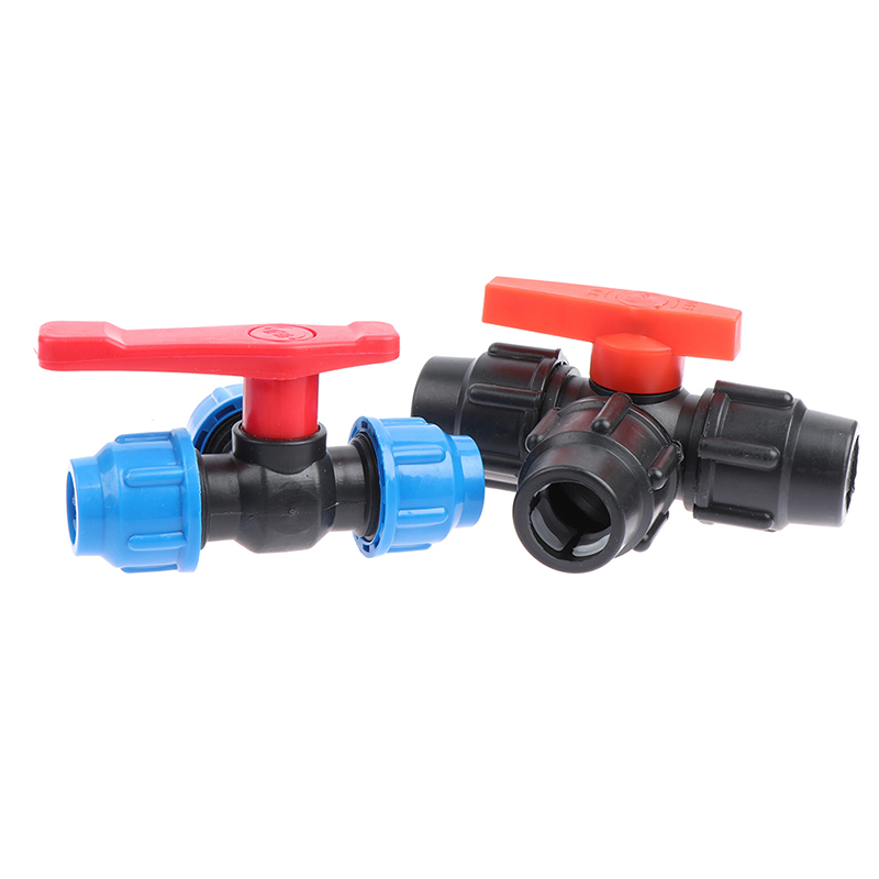 PE Three-way Fast Connection Pipe Valve Plastic Valve T-type Valve VnR ...