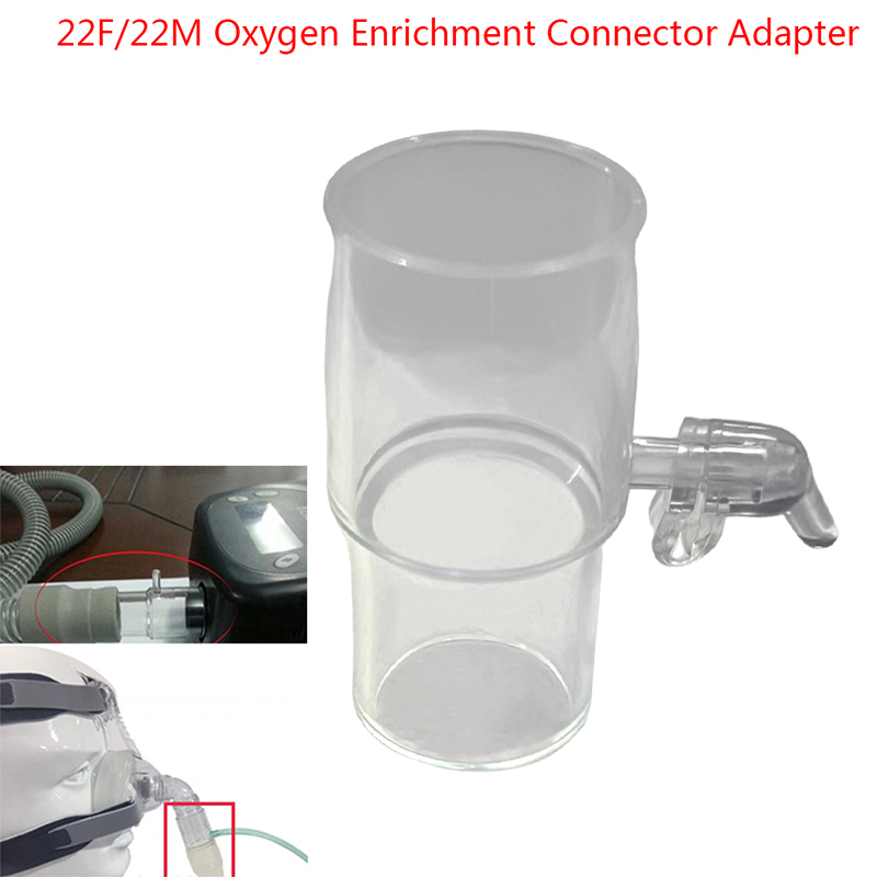 1Pcs CPAP Oxygen Blend Adapter CPAP Oxygen Enrichment Connector Adapter ...