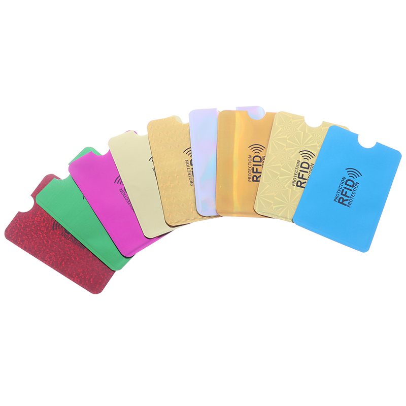 10Pcs Mixed RFID Bank Card Case Protection Shielding NFC Anti-Theft ...