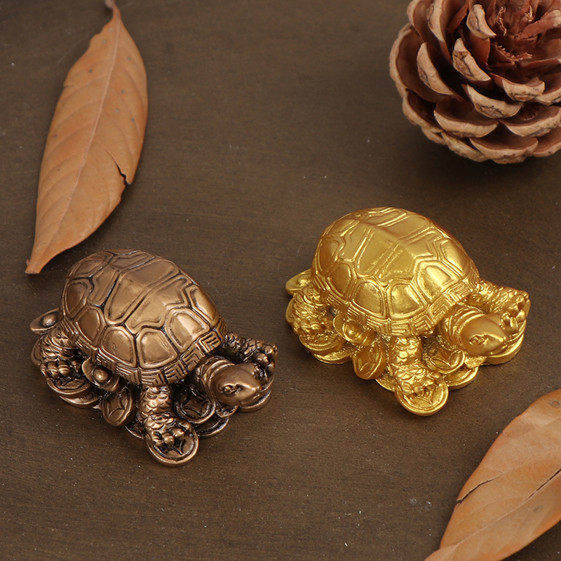 Turtle Resin Ornaments Copper Turtle Ornaments Feng Shui FurnishingsY ...