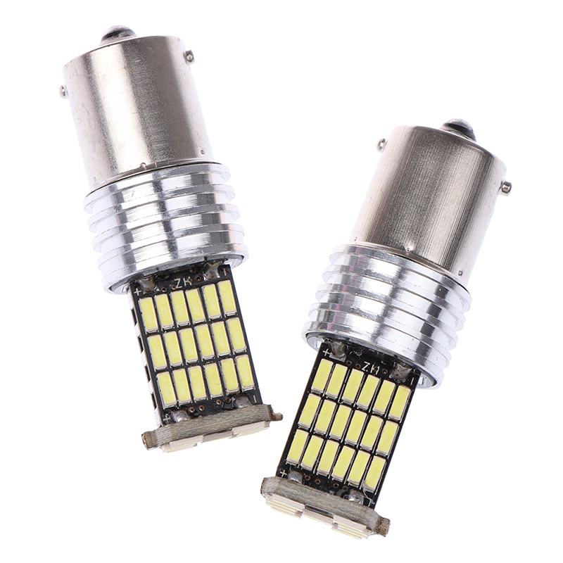 2X 1156 LED Canbus 15 SMD BA15S P21W Bianco Alta Potenza 6000K Coda Freno Auto Lij