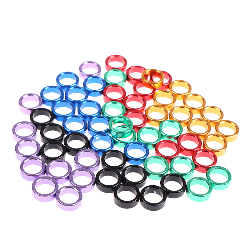 10 pcs Pigeon Foot Ring Inner diameter 8mm Length 4mm Aluminum Foot tag ring Pe